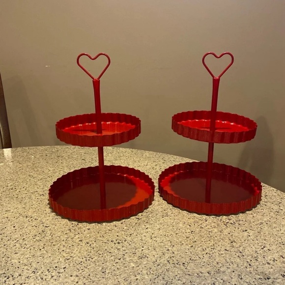 Target | Accents | Target Heart Handle Tier Trays X2 | Poshmark